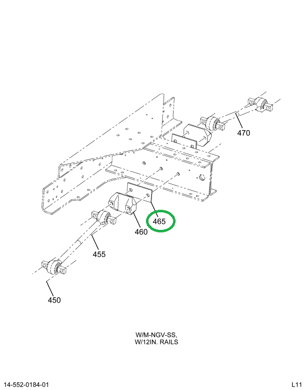 1609214C1 Spacer, Torque Rod Bracket