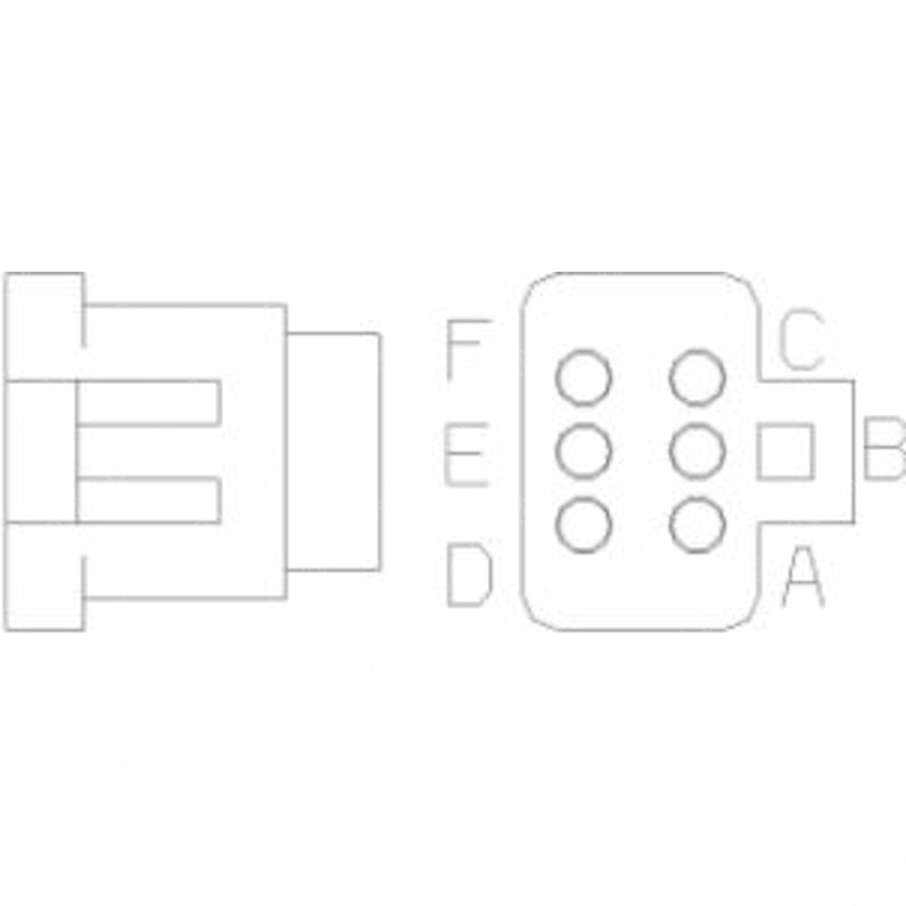 23-13152-600 PLUG-6CAV,RS,MSEPB295 06120,GY