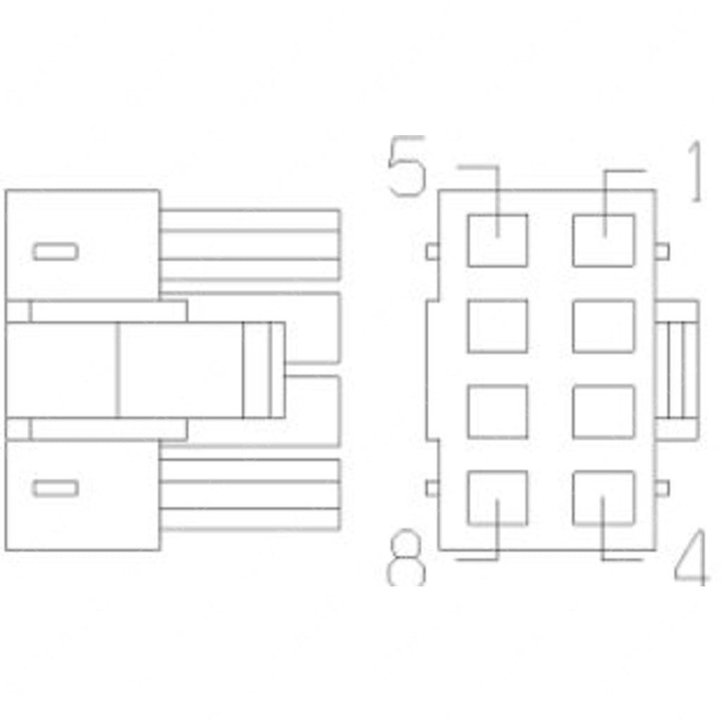 23-13152-801 CONNECTOR-PLUG,8CAV,VLC,JSSVLP-08V,W