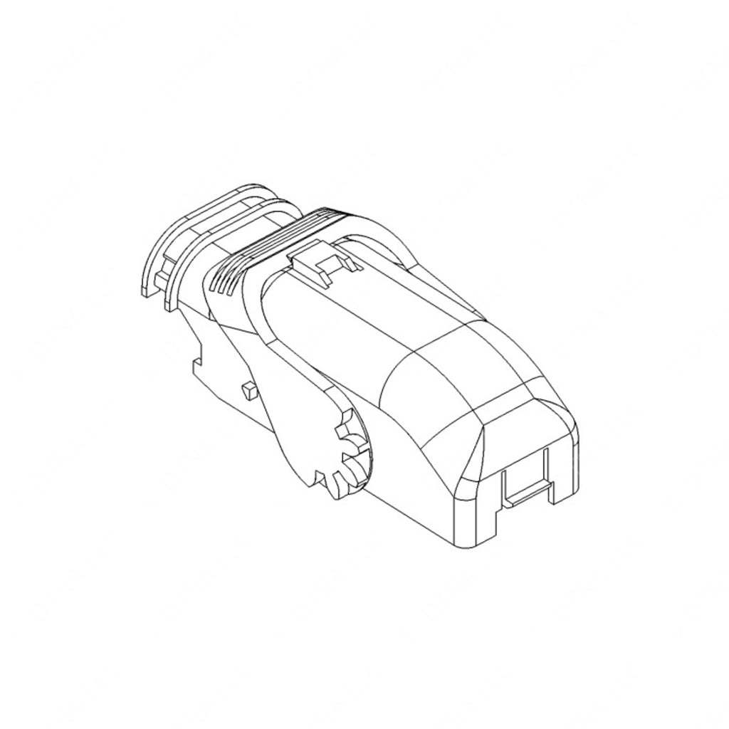 23-13302-610 BACKSHELL-LEVERLOCK,BK,96W,PAC15494614