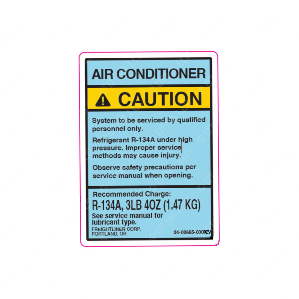 24-00665-027 LABEL-ENGLISH 4LB,8OZ,R-134A