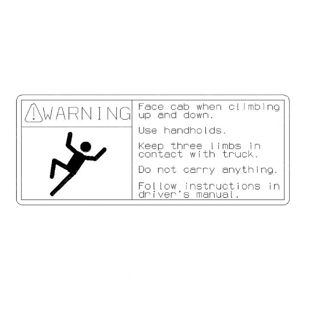 24-00912-001 DECAL WARNING ENTRY/EX