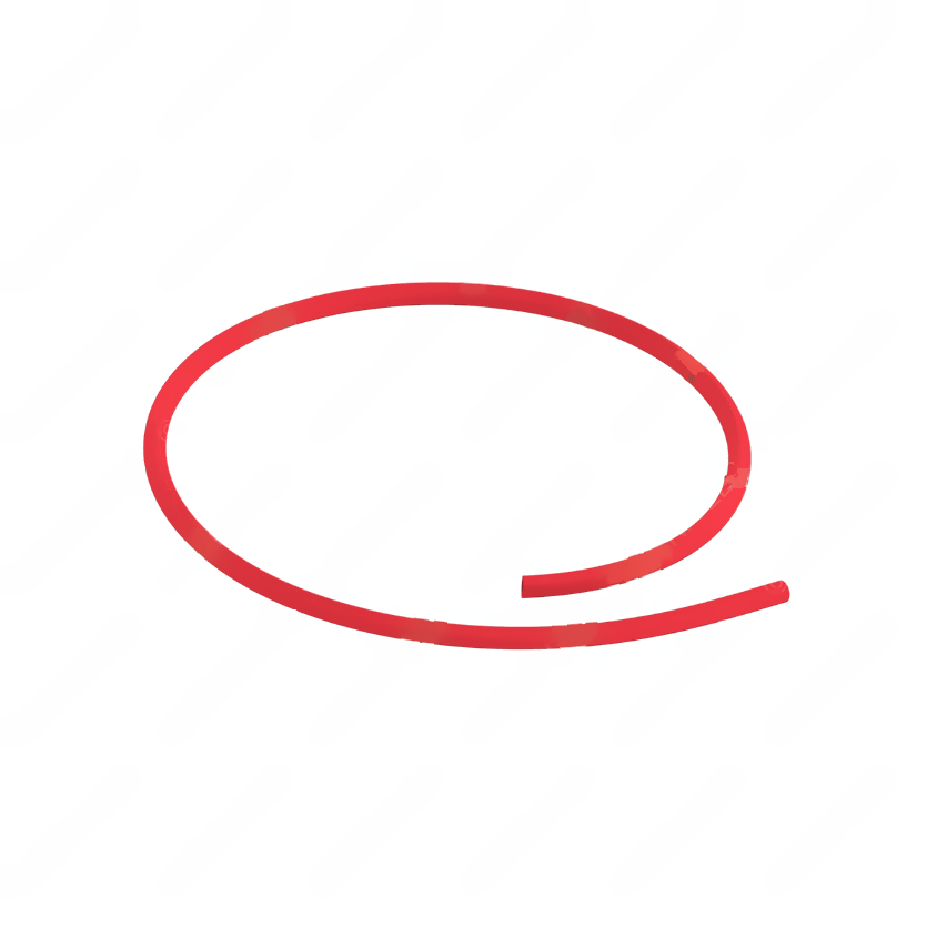 48-25450-001 CABLE -500EA=500FT. BAT, RED SGR FLEX