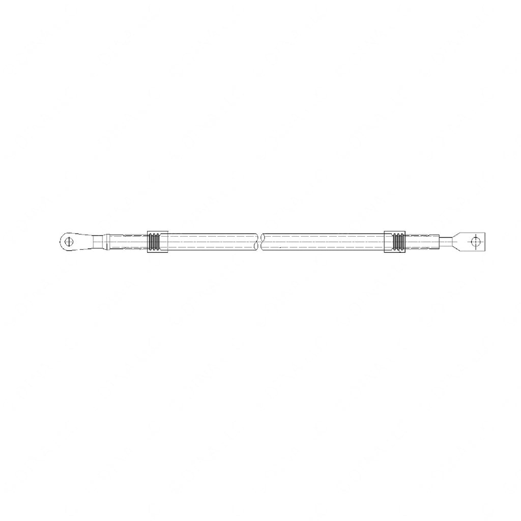 A06-58732-007 CABLE-POS,2/0,3/8X5/16,7 INCH