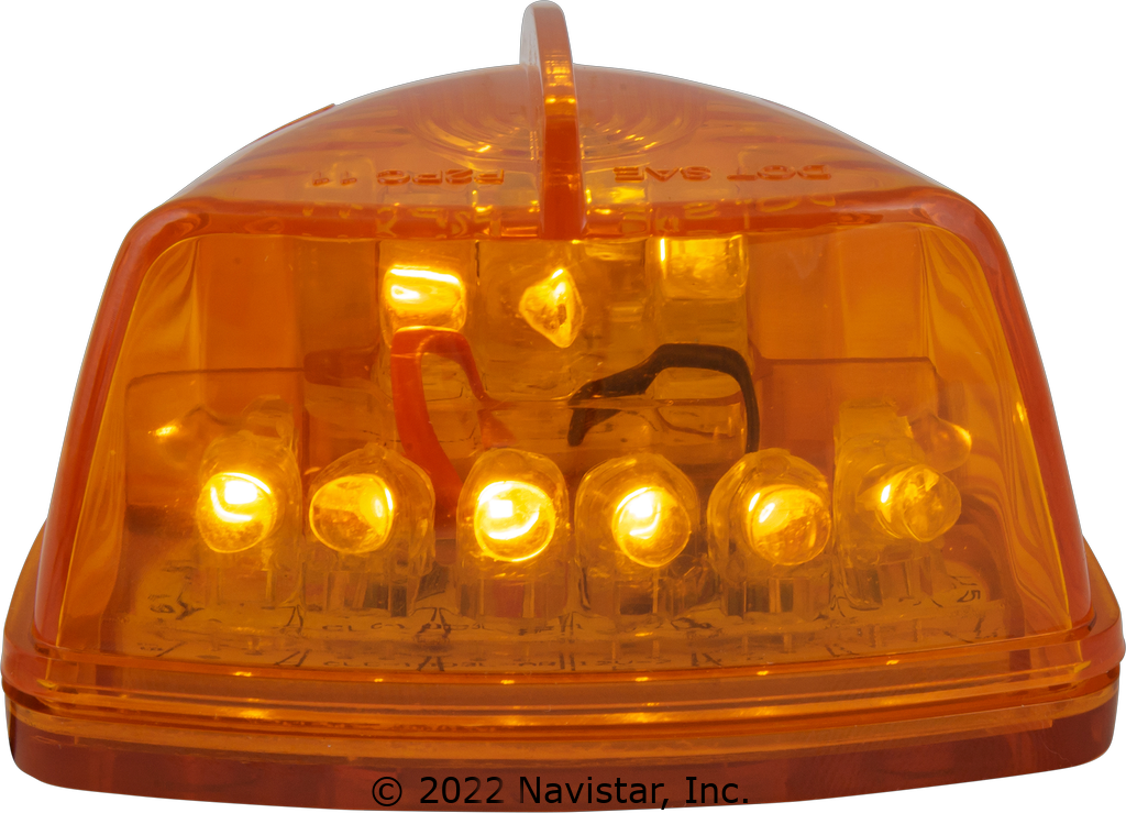 FLTCM27015A 15 LED, TRIANGULAR AMBER CLEAR