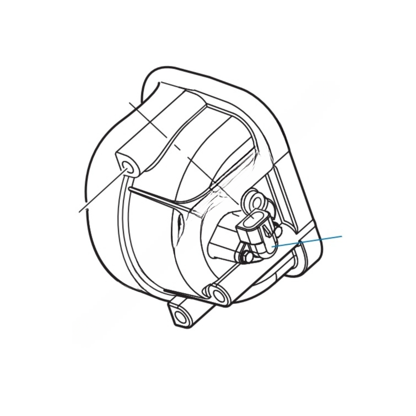 SP K3638CL KIT, CONNECTOR, INERTIA BRAKE